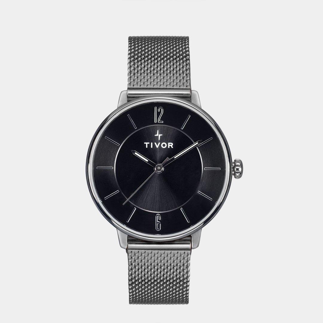 TIVOR ALVA METRO Ladies Women Watches - 32mm, Steel Mesh Straps – Tivor